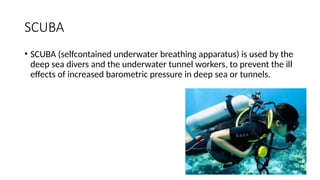 physiology of deep sea driving and baro,metric pressures | PPTX