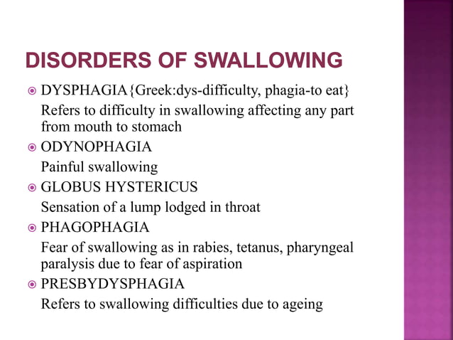 Physiology of deglutition and investigation | PPT