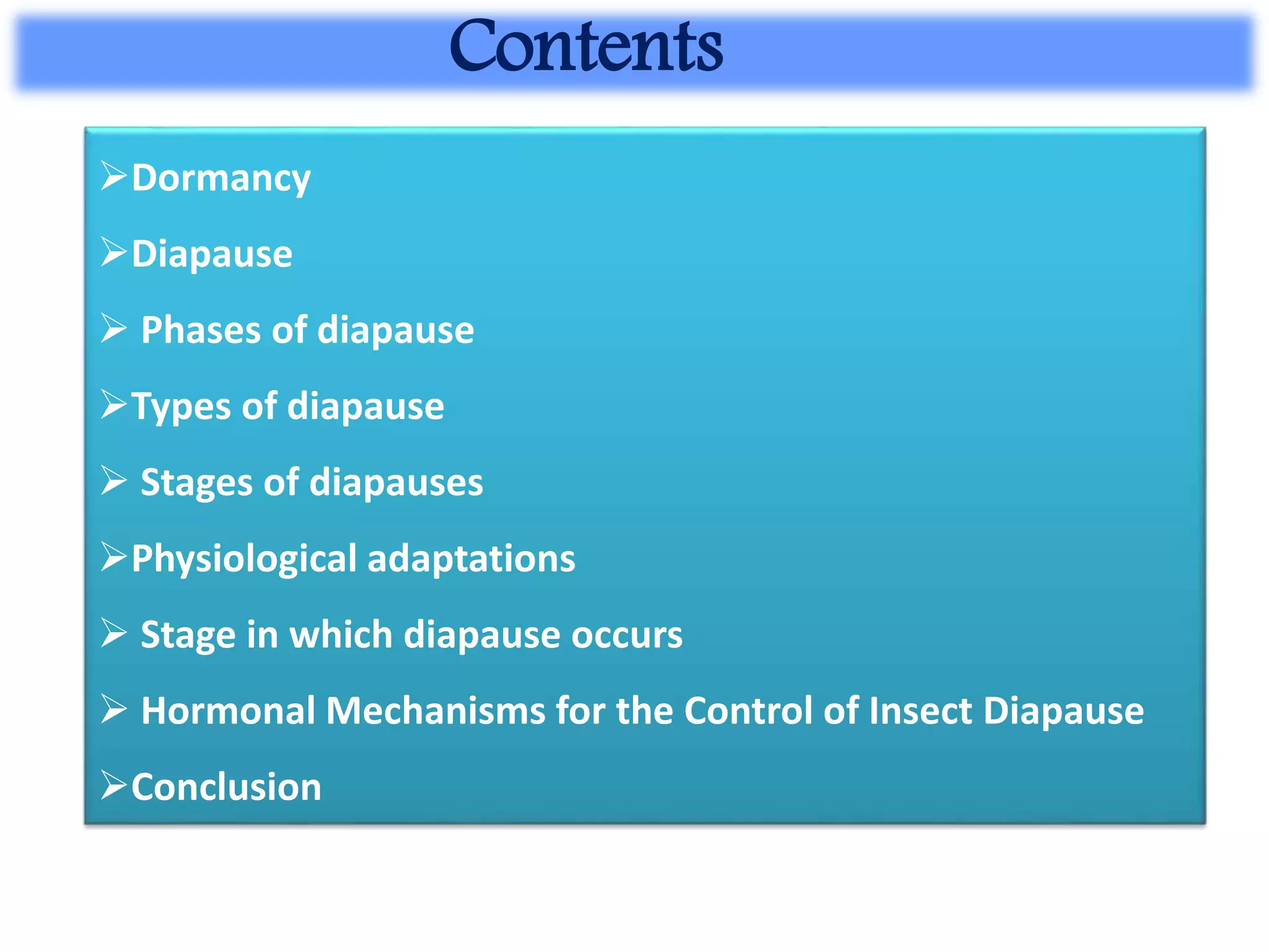 Physiology of Diapause.pptx