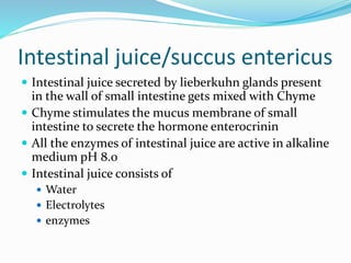 Physiology of digestion sj | PPTX