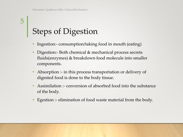 Physiology of digestive system | PPT