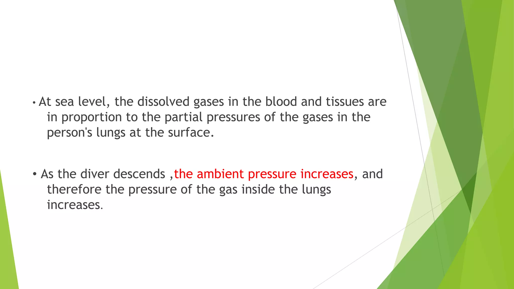 physiology of diving | PPT
