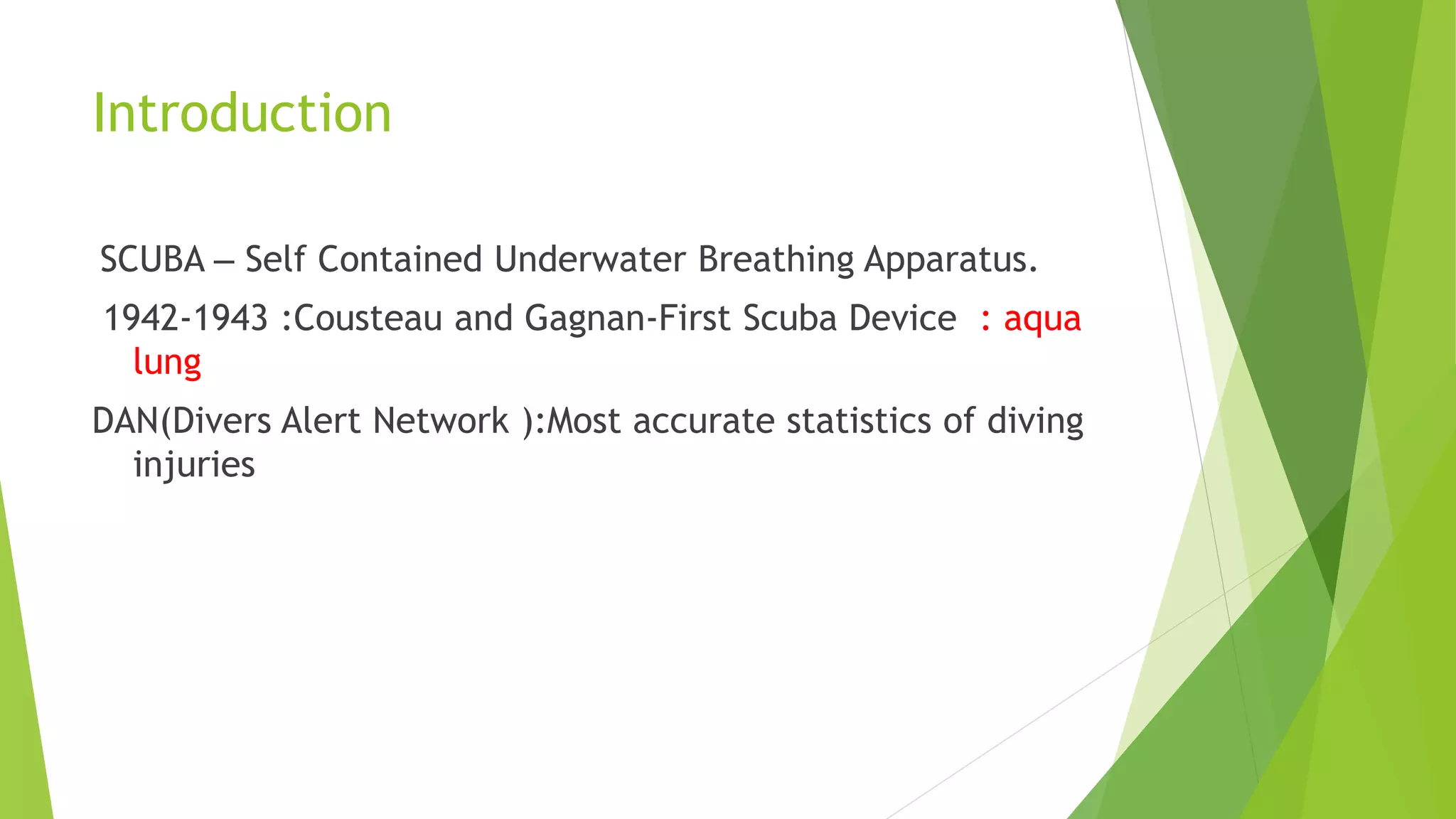 Diving Physiology | PPT