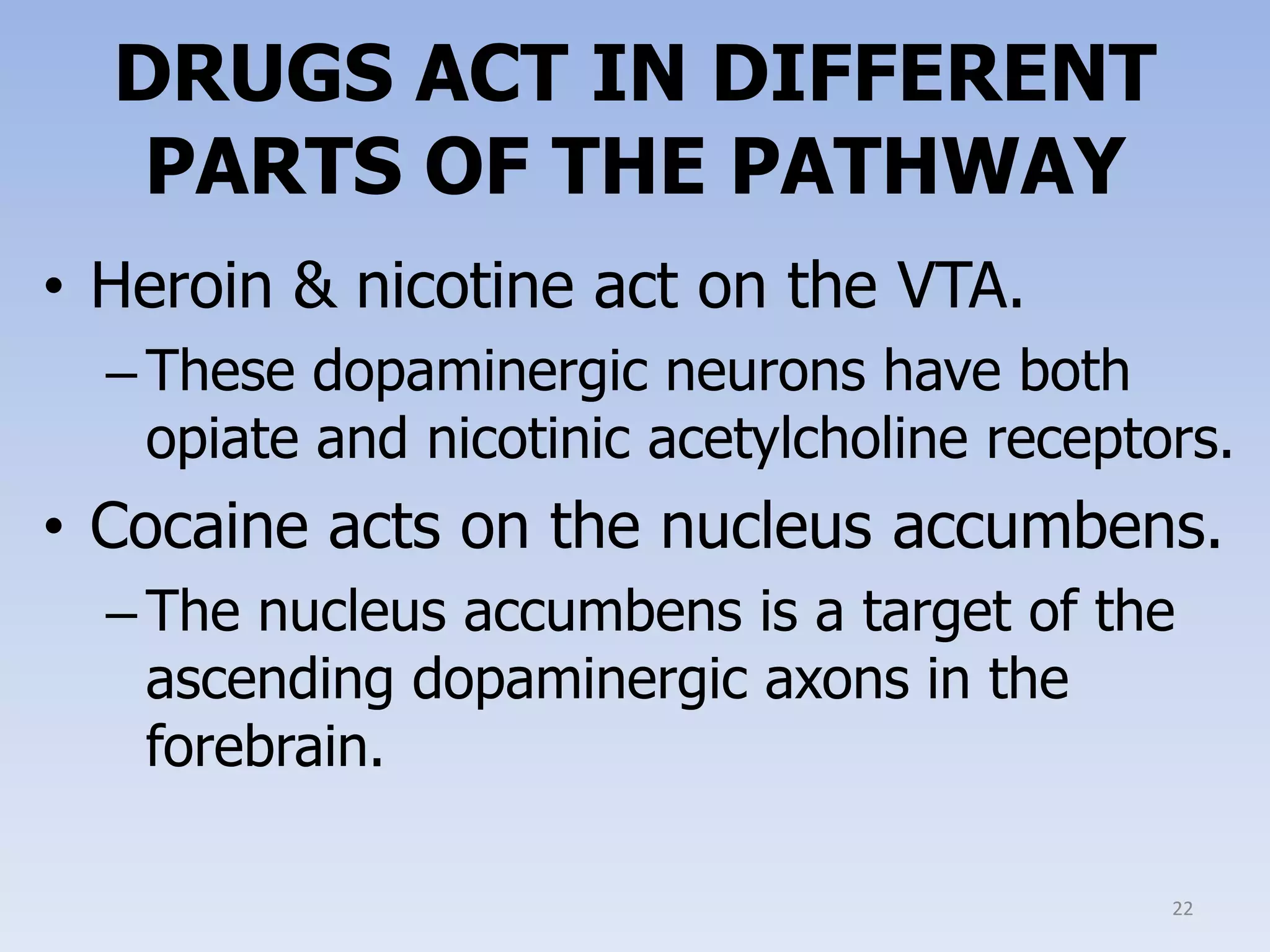 Physiology of drug addiction | PPTX