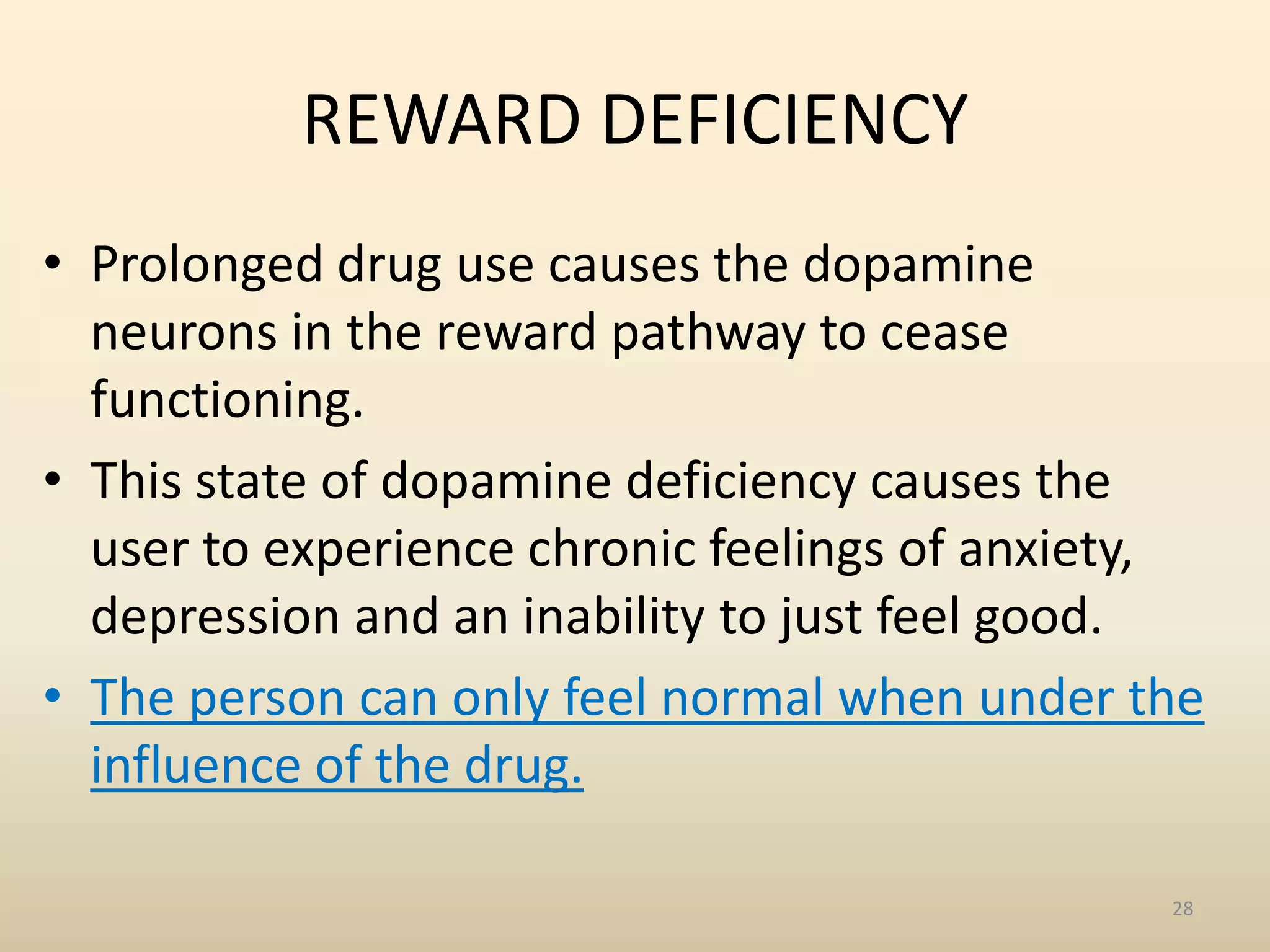 Physiology of drug addiction | PPTX