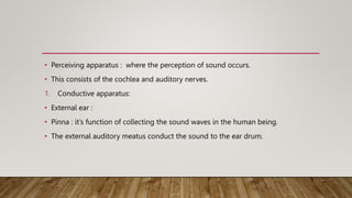 physiology of ear.pptx medical topic easy explanation with short slide ...