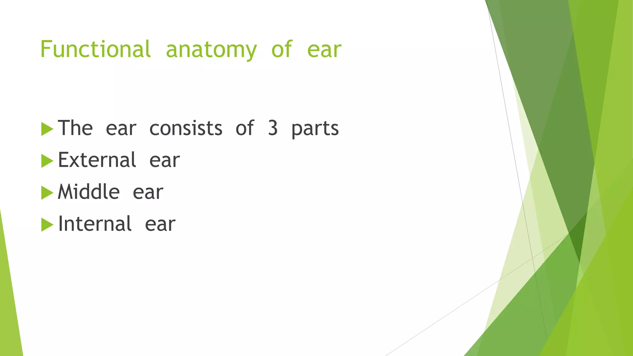 Physiology of ear | PPTX