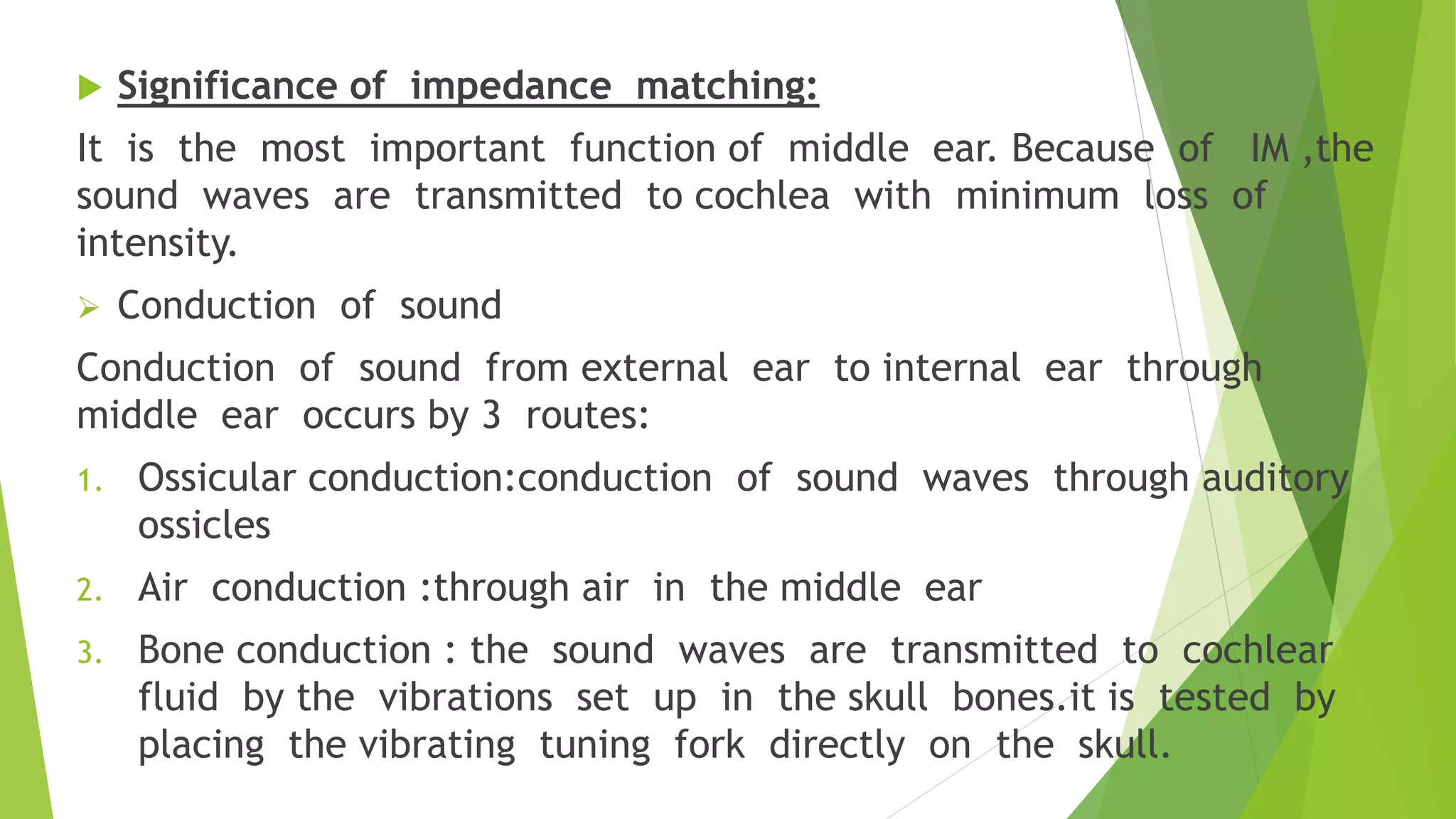 Physiology of ear | PPTX