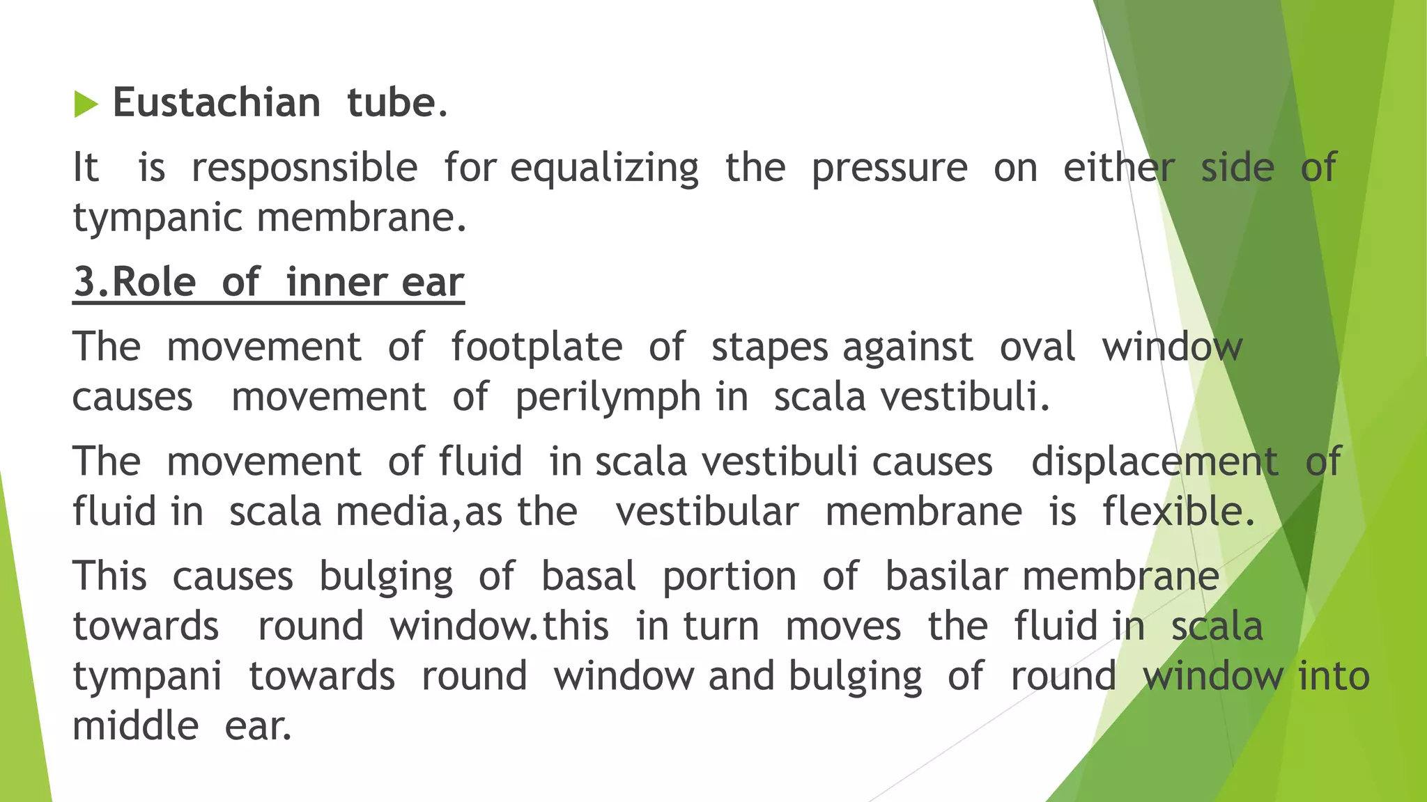 Physiology of ear | PPTX