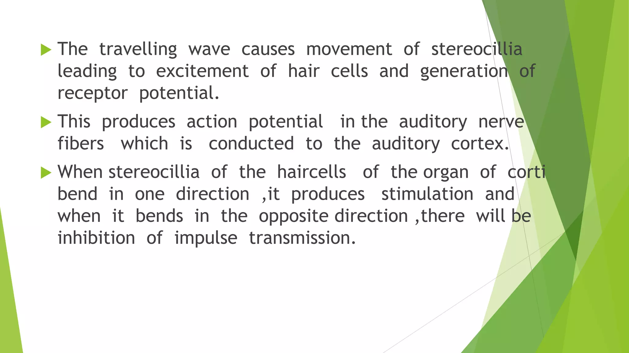 Physiology of ear | PPTX