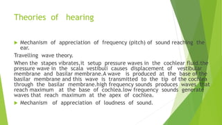 Physiology of ear | PPTX