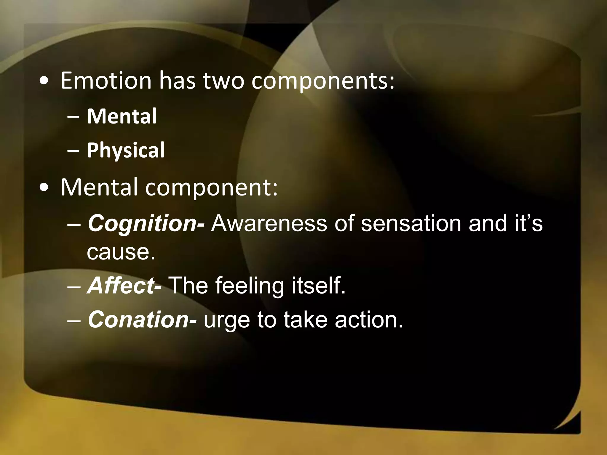 Physiology of emotion | PPTX
