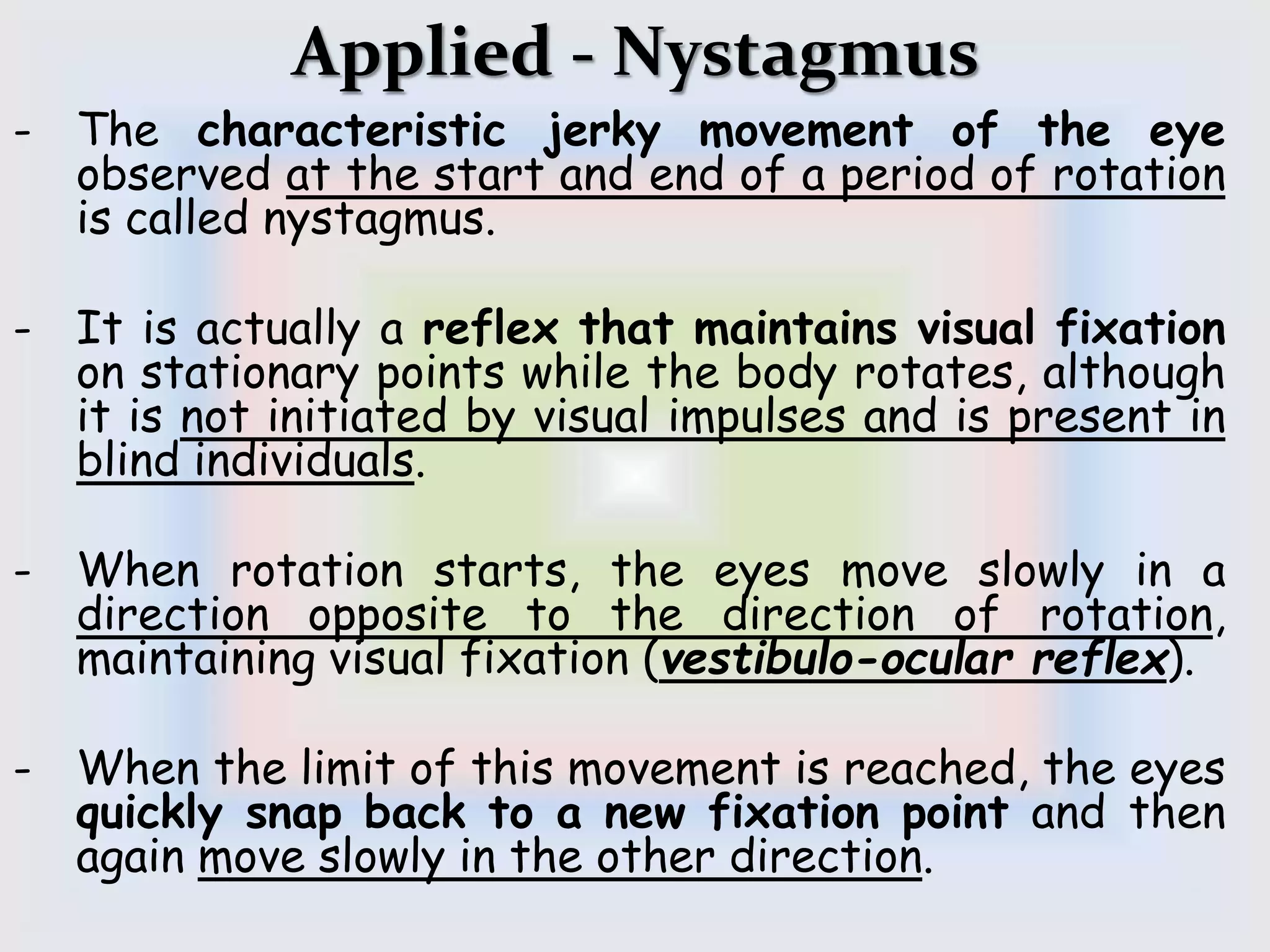 Physiology of equilibrium | PPTX