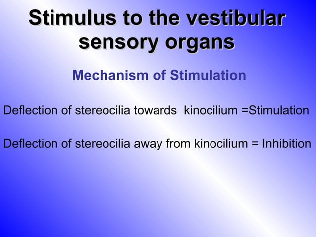 Physiology of equilibrium & balance | PPT | Brain and Nervous System ...