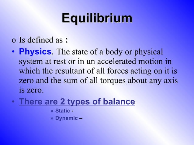 Physiology of equilibrium & balance | PPT | Brain and Nervous System ...