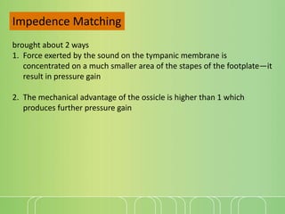 Physiology of external, middle and inner ear | PPTX