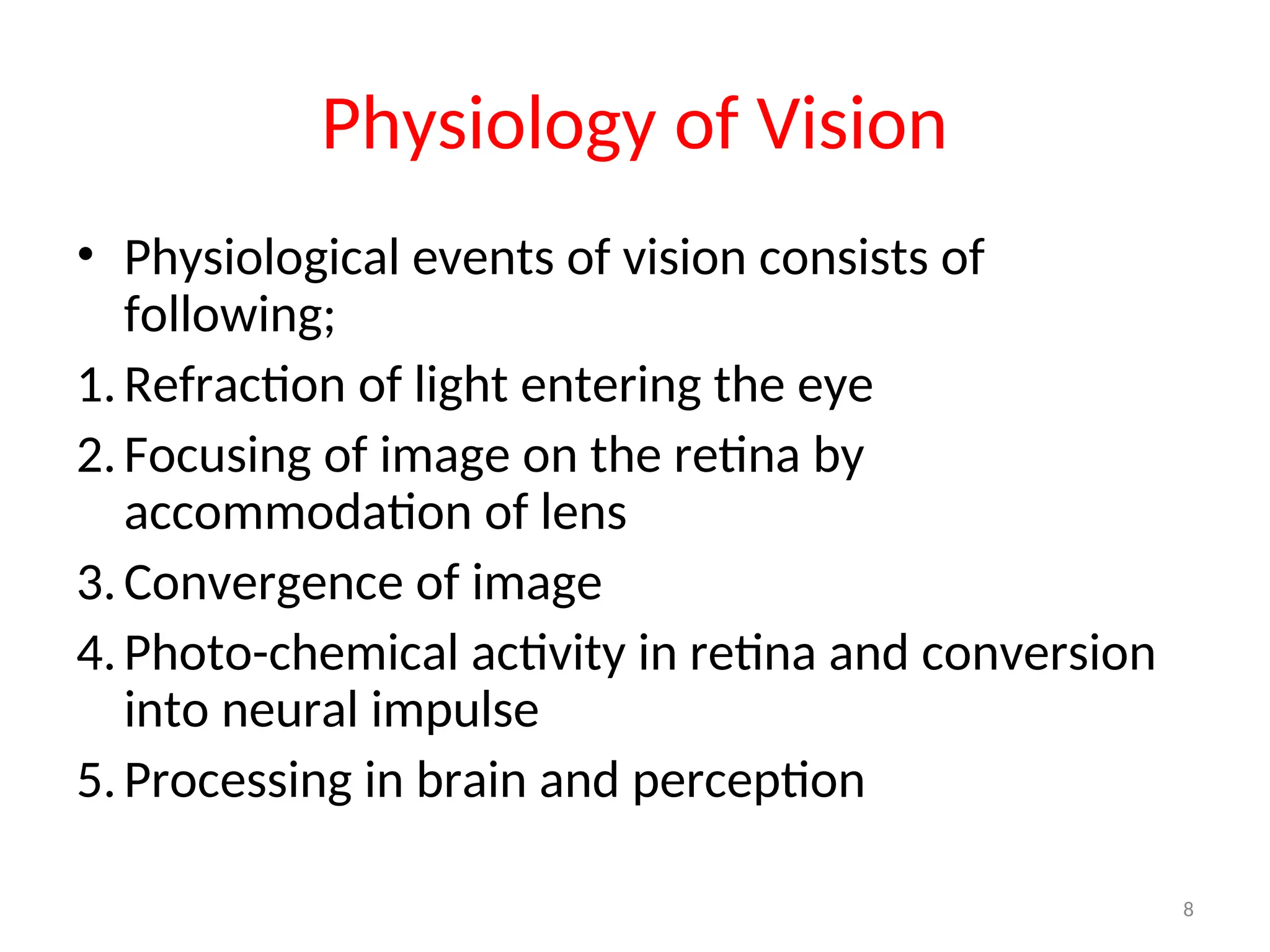 physiology of eye.ppt visual processsing | PPT
