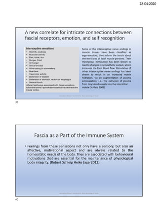 Physiology of fascia | PDF