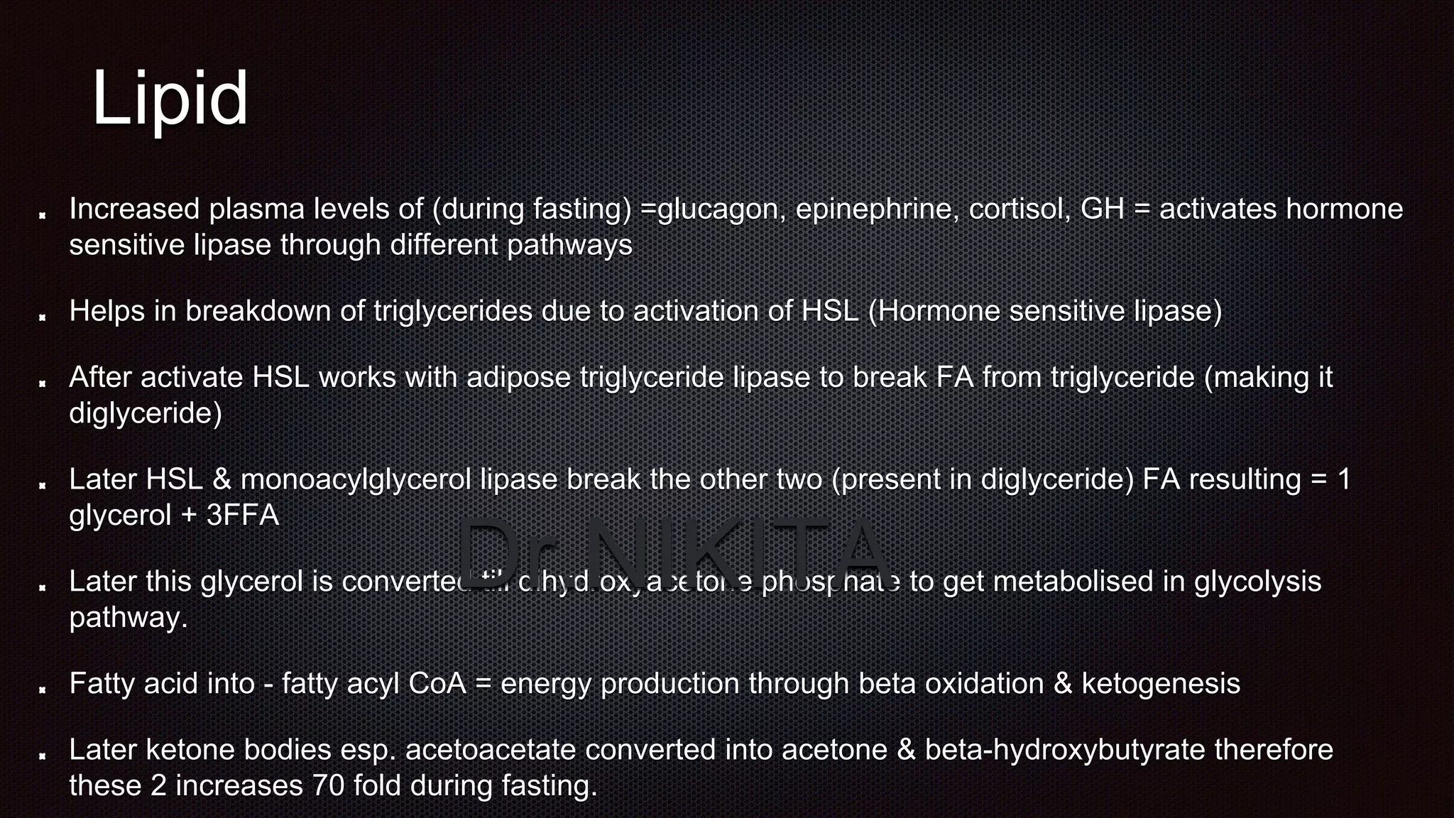 Physiology of fasting | PPTX