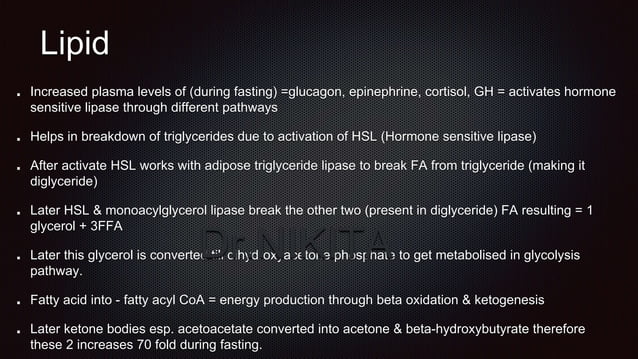 Physiology of fasting | PPTX | Endocrine and Metabolic Diseases | Diseases and Conditions