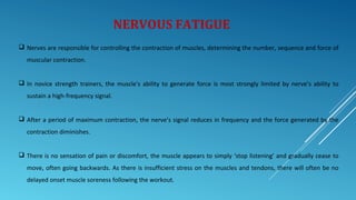 Physiology of fatigue | PPT