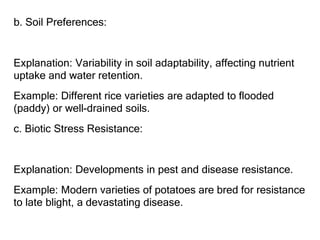 Physiology of Field Crops - Cereals and food grains | PPTX