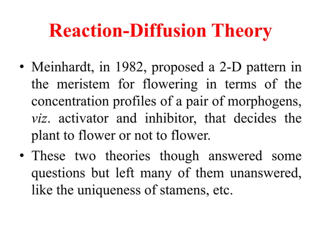Physiology of Flowering Floral induction theoriesmodels ABC model ...