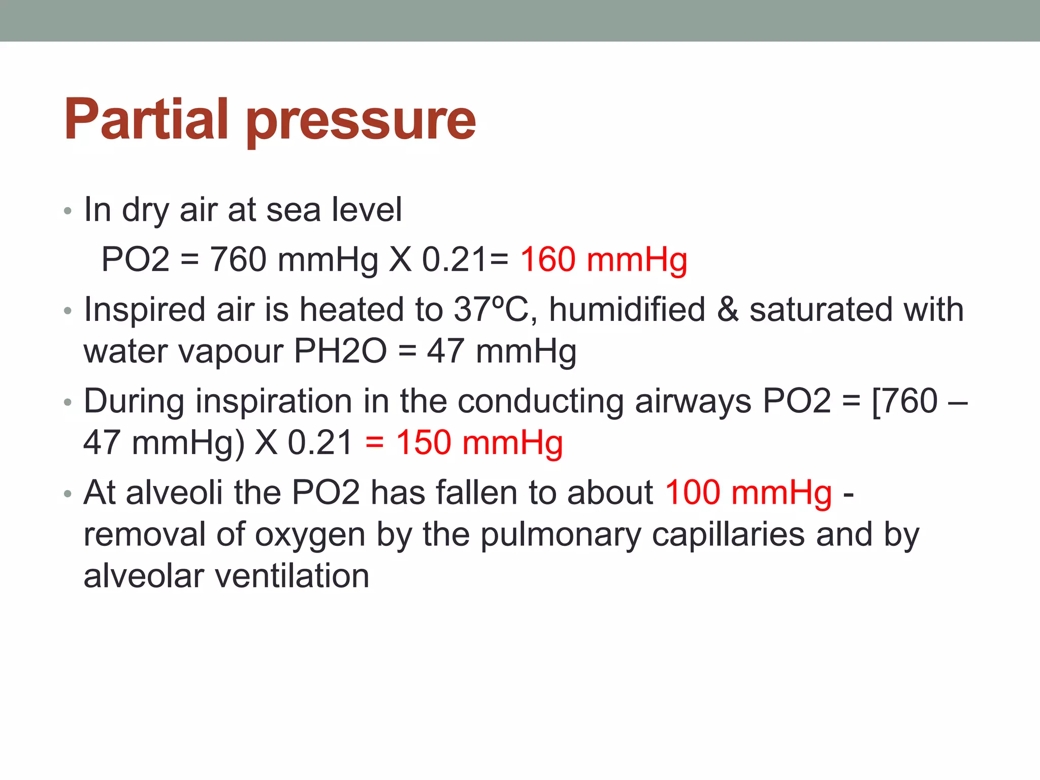 Physiology of gas exchange | PPTX