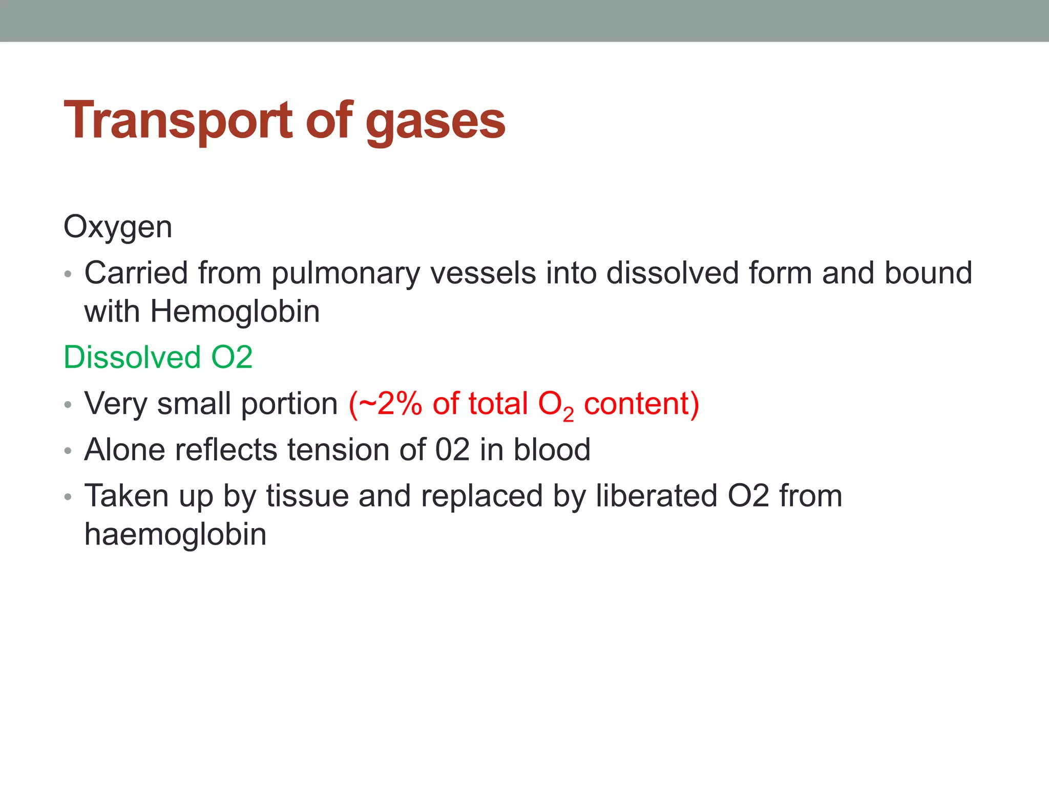 Physiology of gas exchange | PPTX