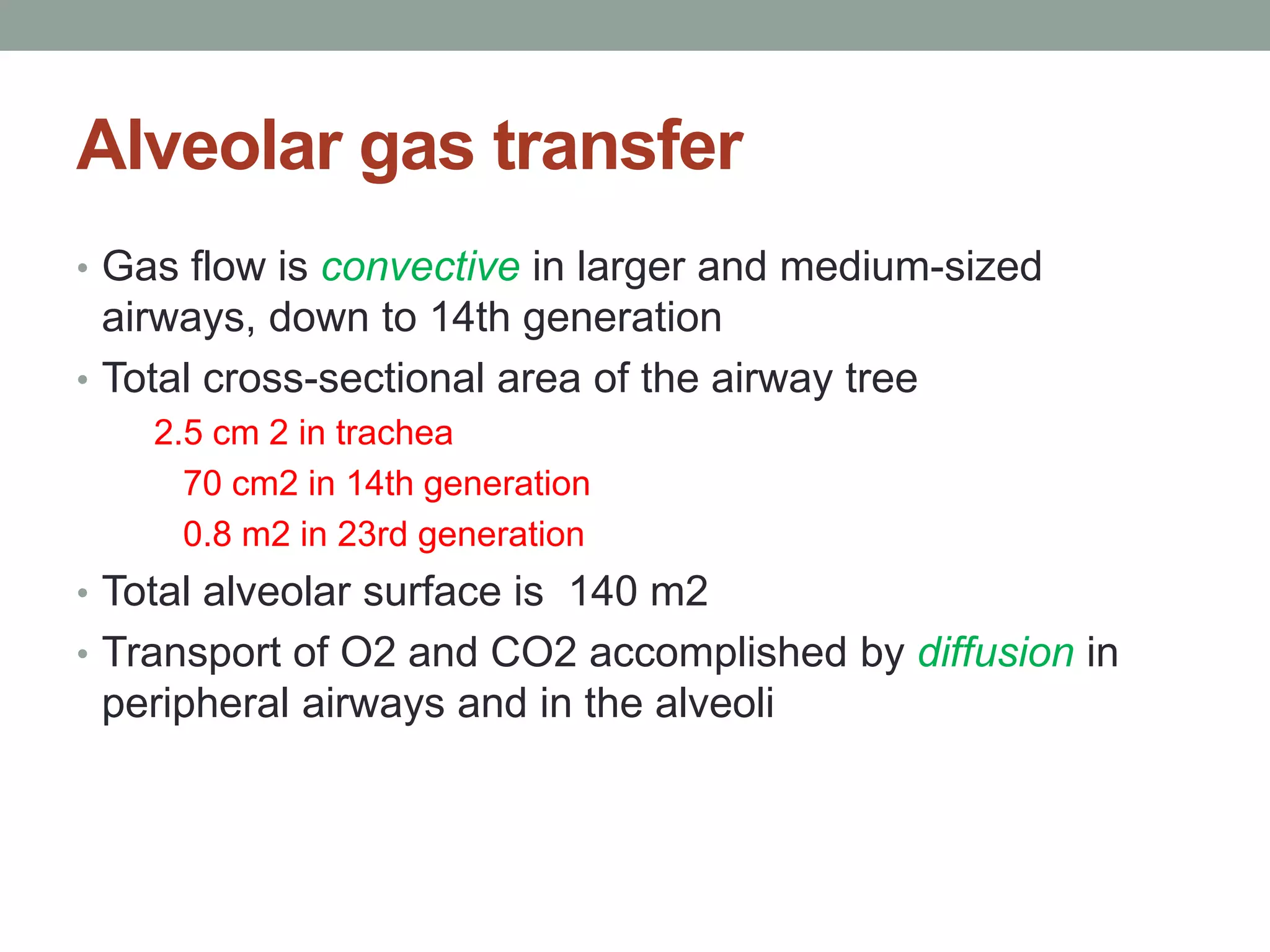 Physiology of gas exchange | PPTX