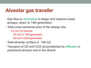 Physiology of gas exchange | PPTX