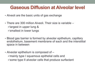 Physiology of gas exchange | PPTX