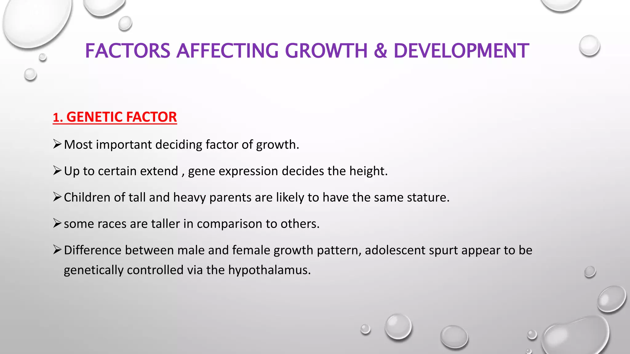 Physiology of growth and development | PPT
