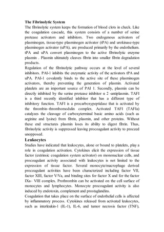 Physiology of haemostasis | DOCX
