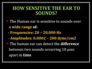 Physiology of hearing | PPT