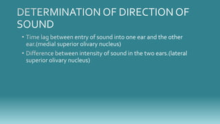 Physiology of hearing | PPTX