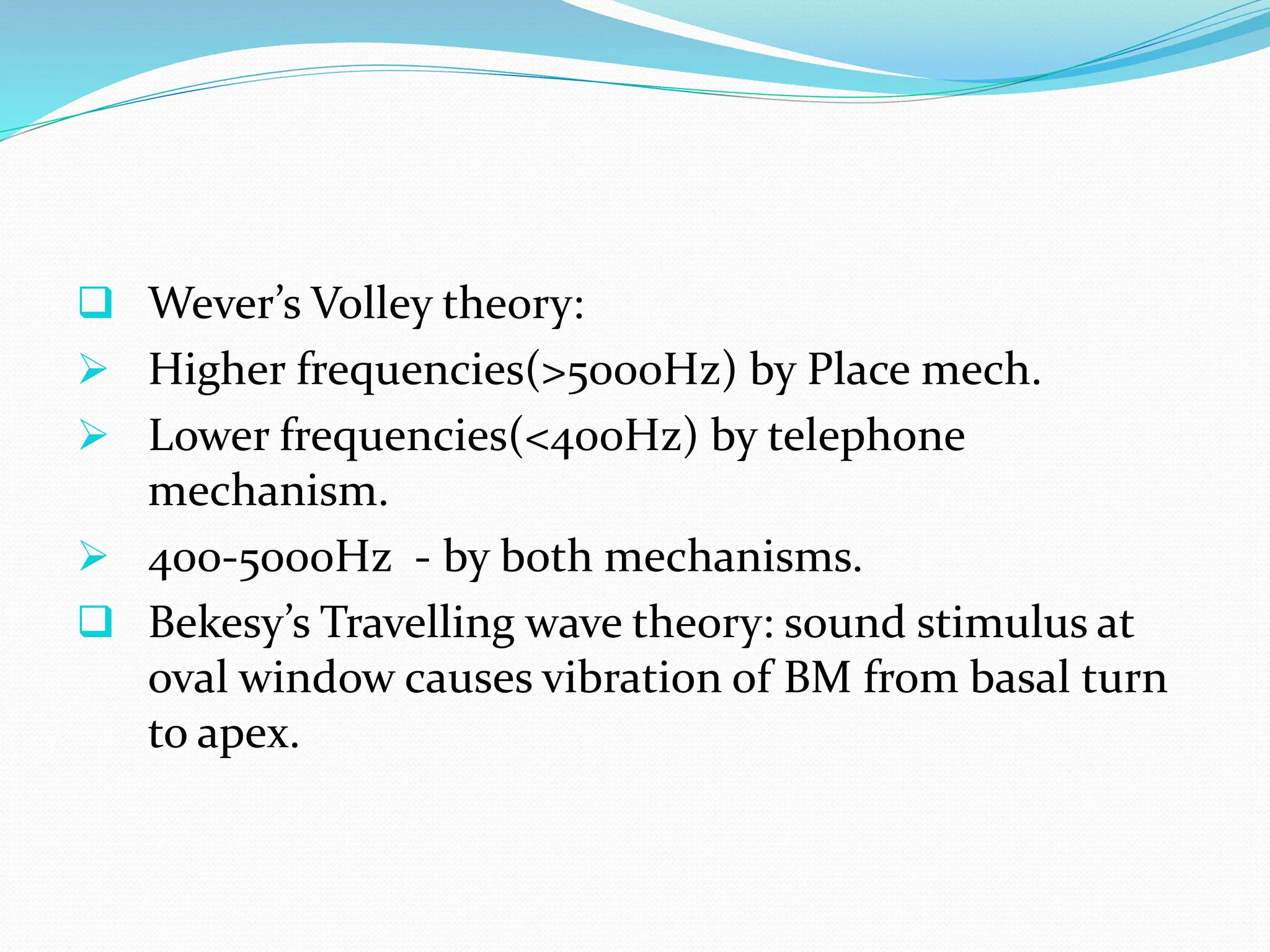 PHYSIOLOGY OF HEARING and its investigation and treatment and hearing ...