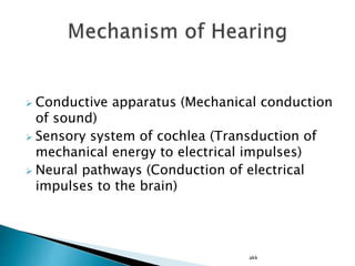 Physiology of Hearing and Equilibrium | PPTX