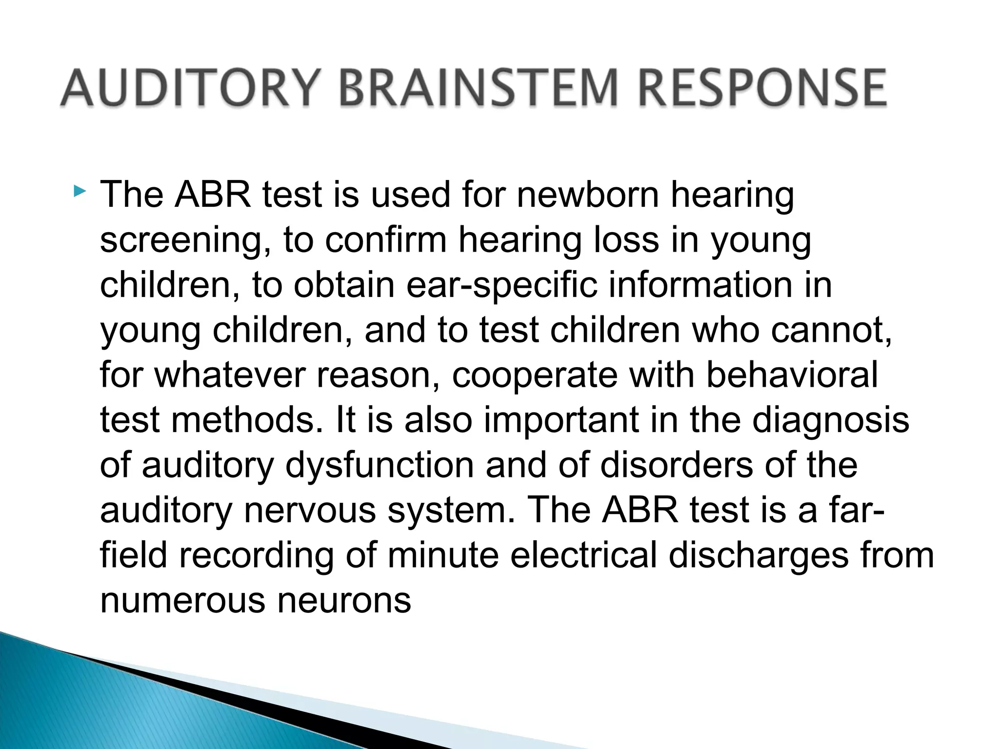 Physiology of hearing & approach to hearing loss in a child | PPT