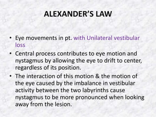 Physiology of Equilibrium | PPT