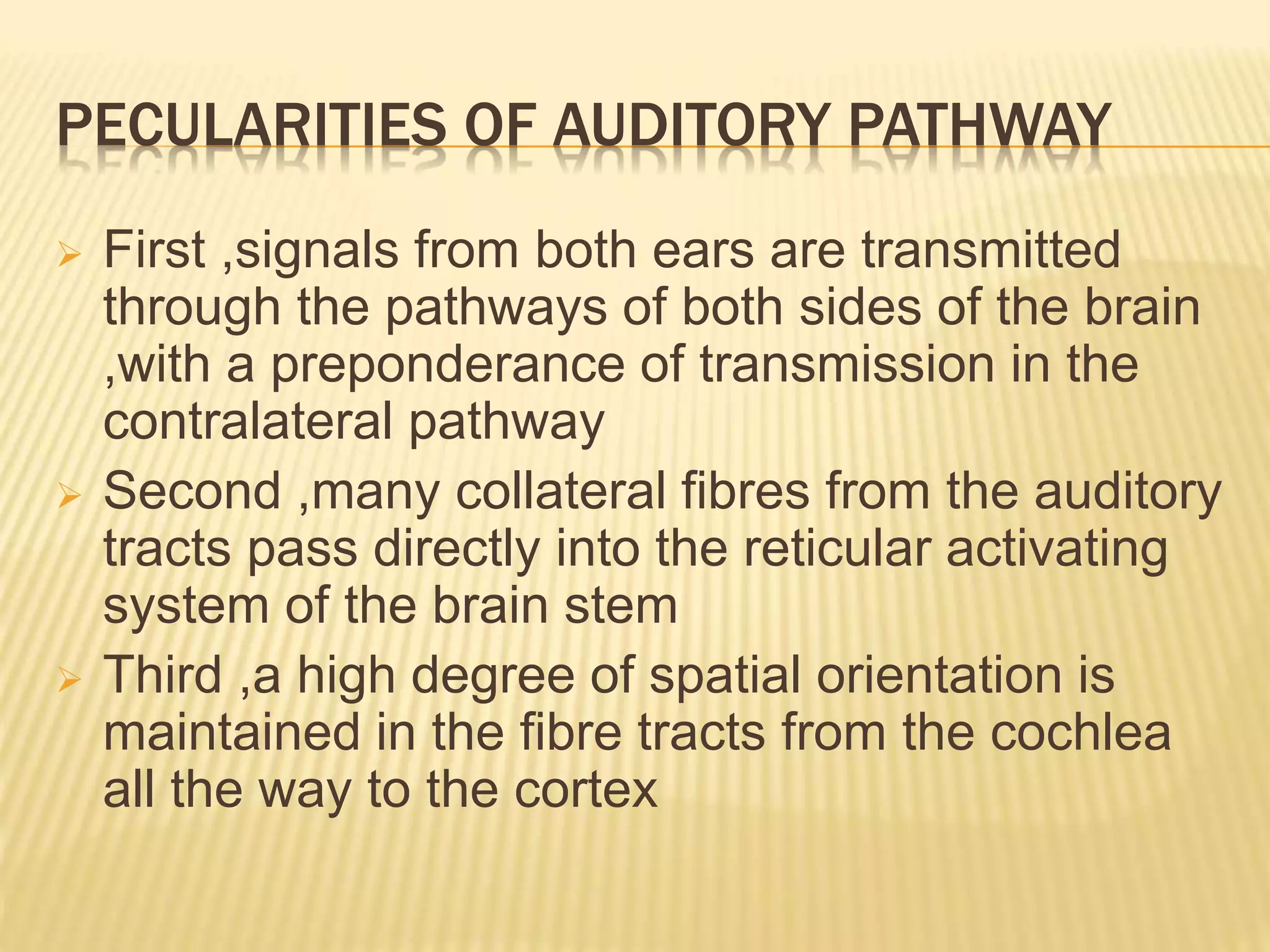 Physiology of hearing ppt | PPTX
