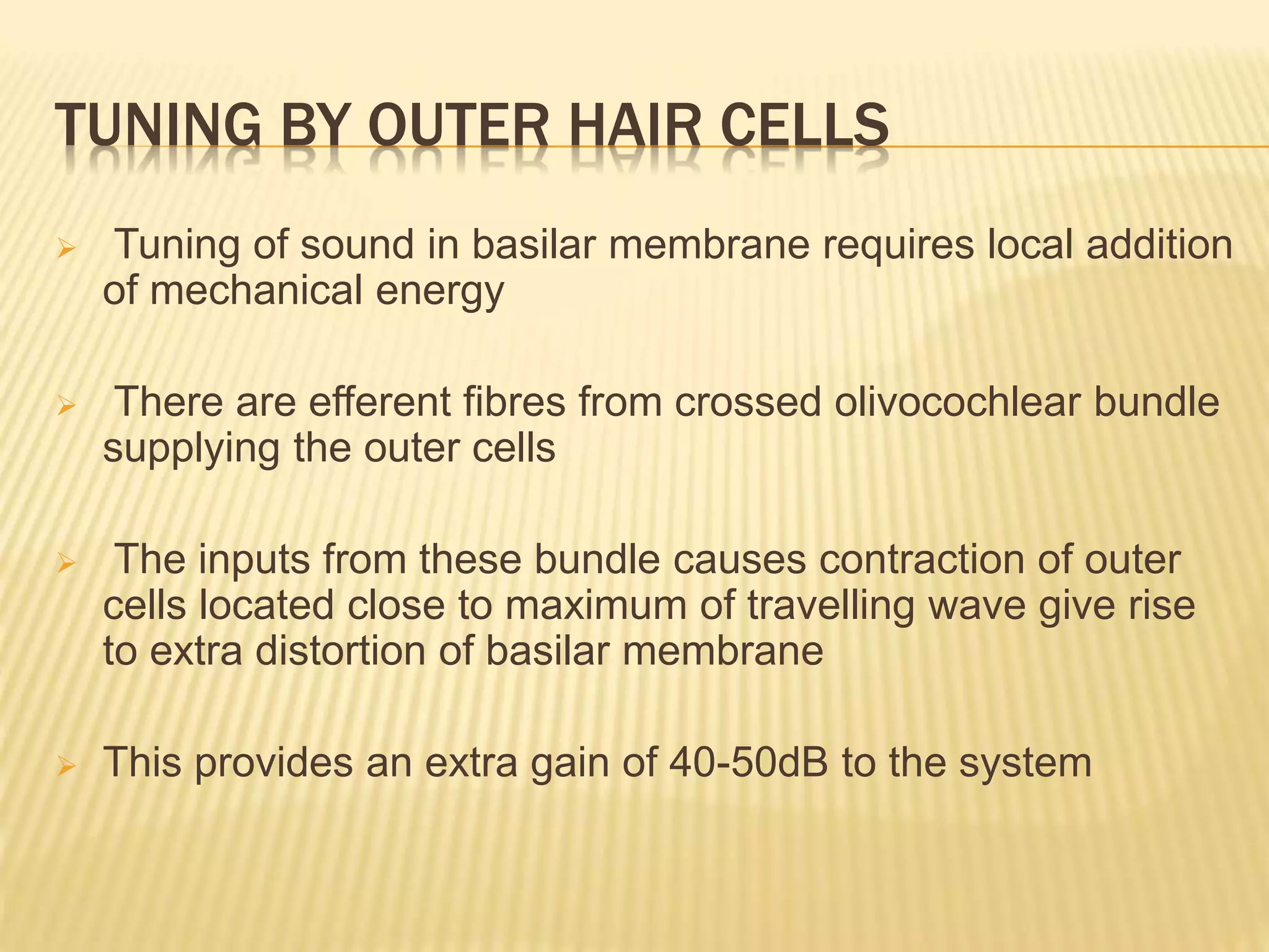 Physiology of hearing ppt | PPTX