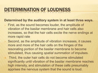 Physiology of hearing ppt | PPTX