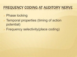 Physiology of hearing ppt | PPTX