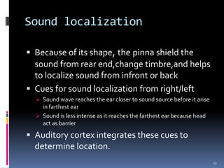 Physiology of hearing | PPTX