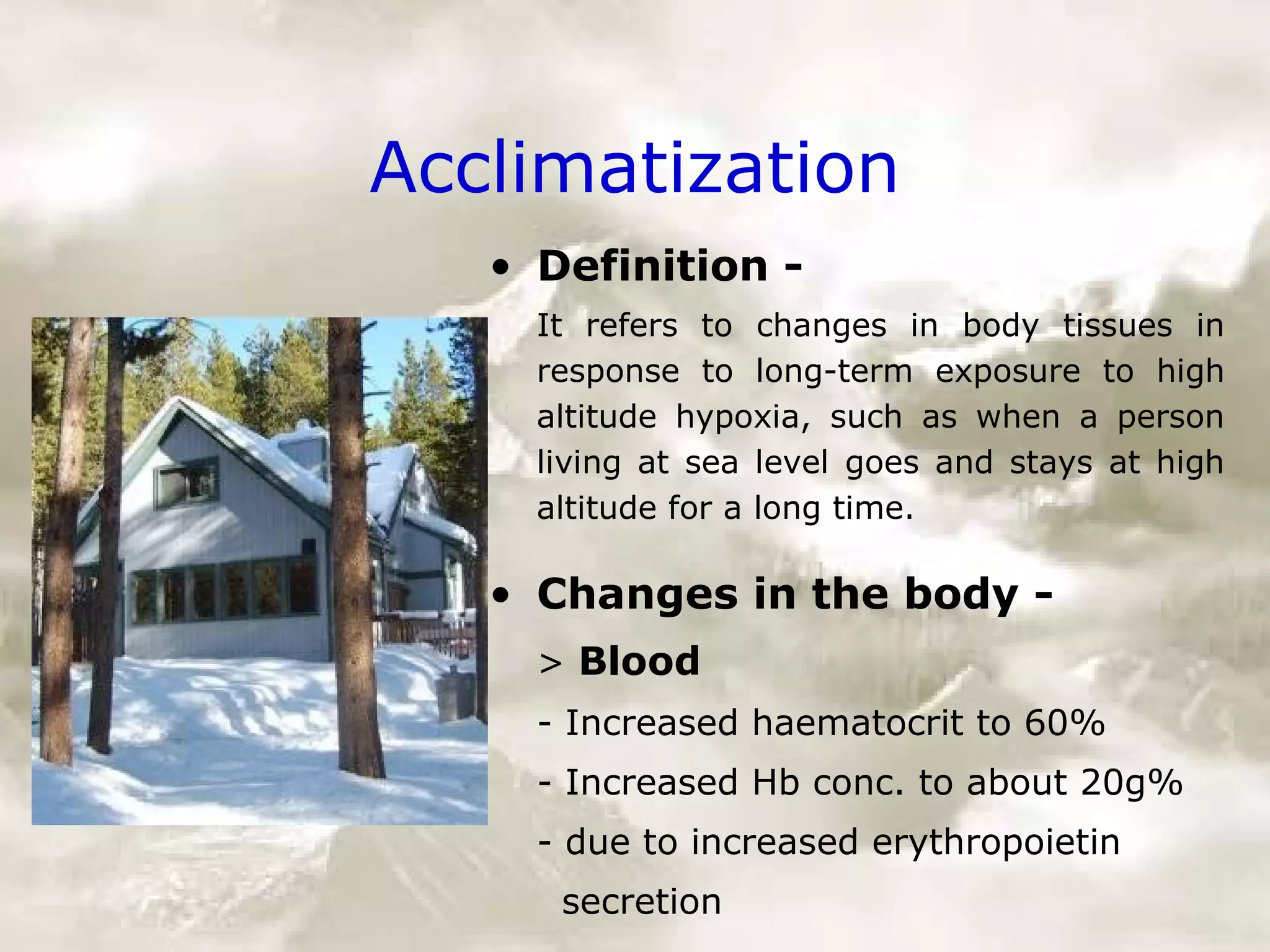 Physiology of high altitude | PPT