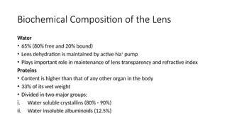 Physiology of Human Crystalline Lens _ppt | PPTX