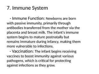 Physiology of infants and their body. | PPTX