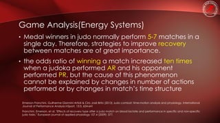 Physiology of judo | PDF