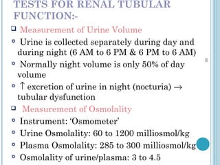 Physiology of kidney | PPT